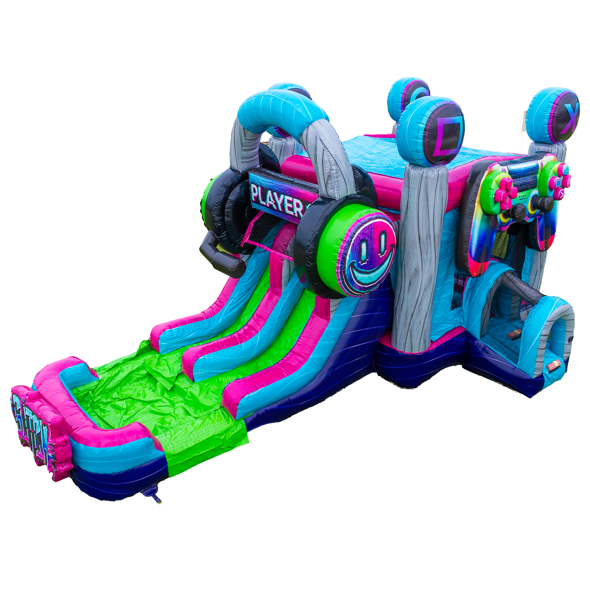 Bounce House with Slide Combos For Sale – Big and Bright Inflatables