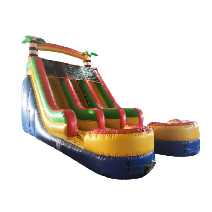 21FT Dual Lane Water Slide – Big and Bright Inflatables