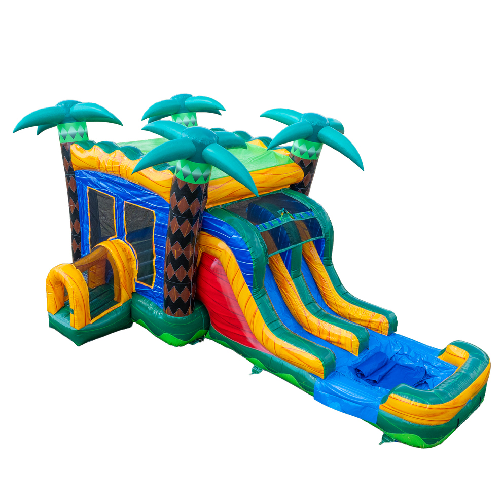 Blue Diamond Combo Bounce House | Big and Bright Inflatables