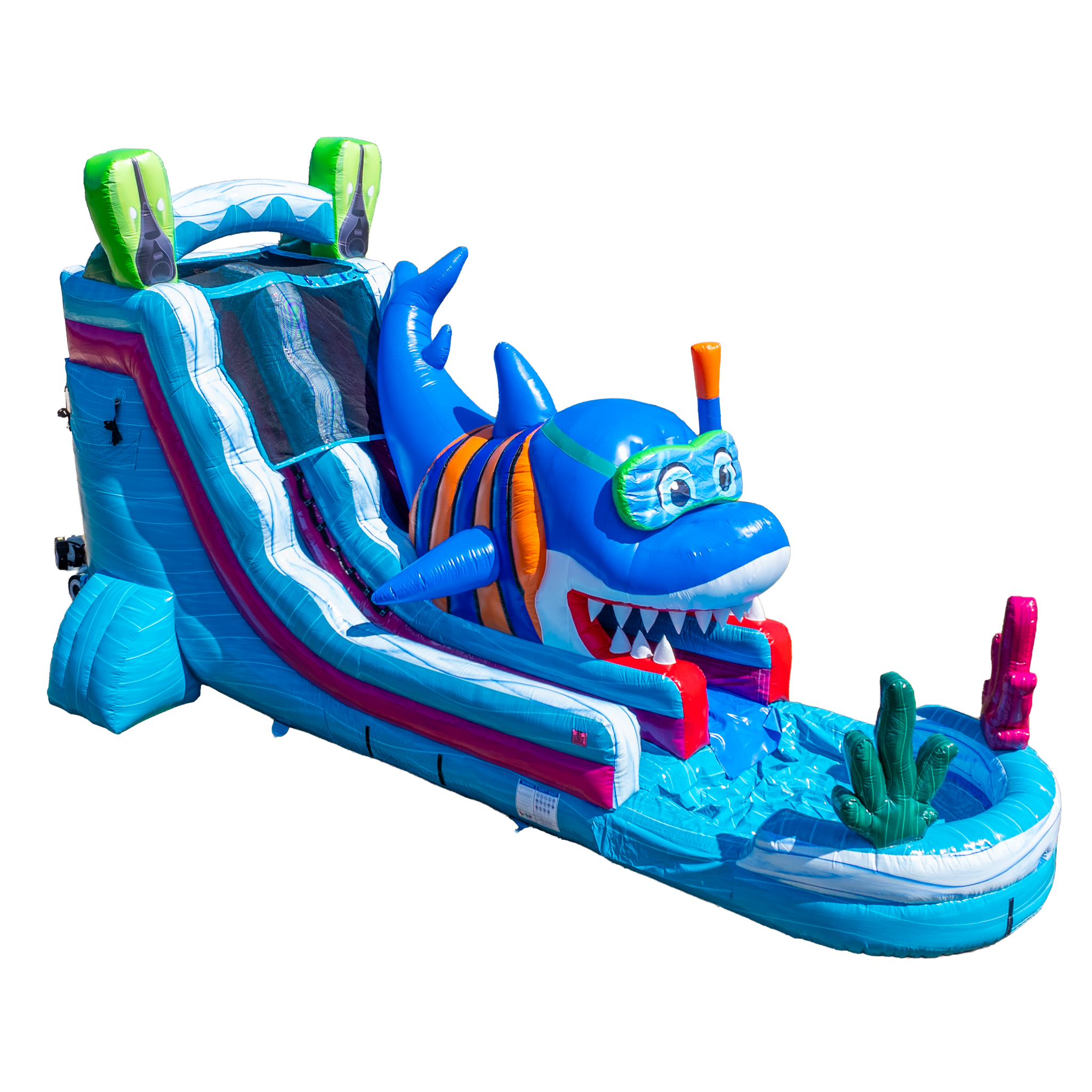 18ft Baby Shark Slide – Big and Bright Inflatables Water Slide