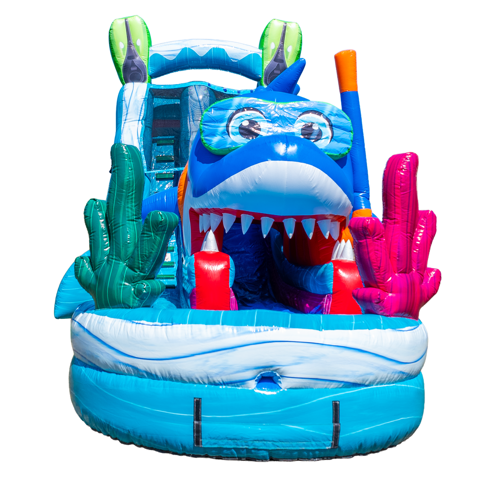 18ft Baby Shark Slide – Big and Bright Inflatables Water Slide