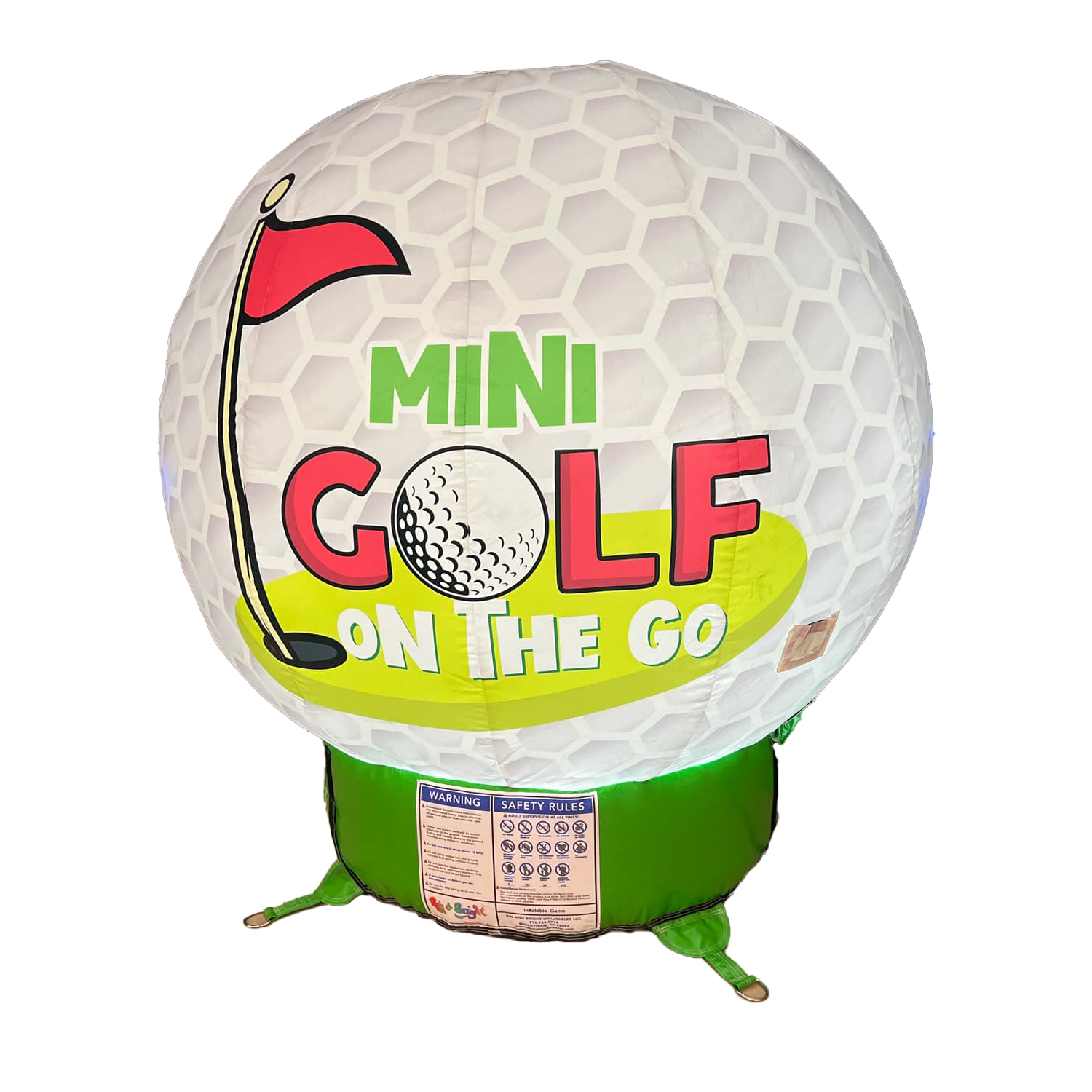 Custom Golf Ball Display – Big and Bright Inflatables
