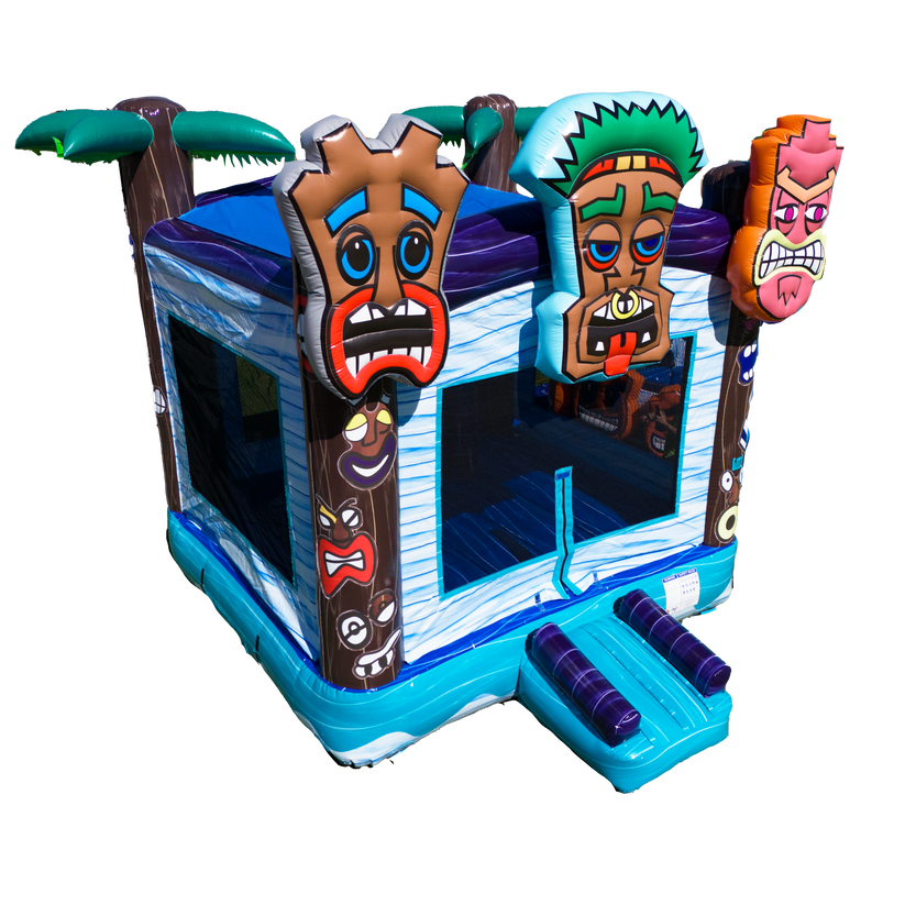 Tiki Tovi Adventure Bounce House | Big and Bright Inflatables