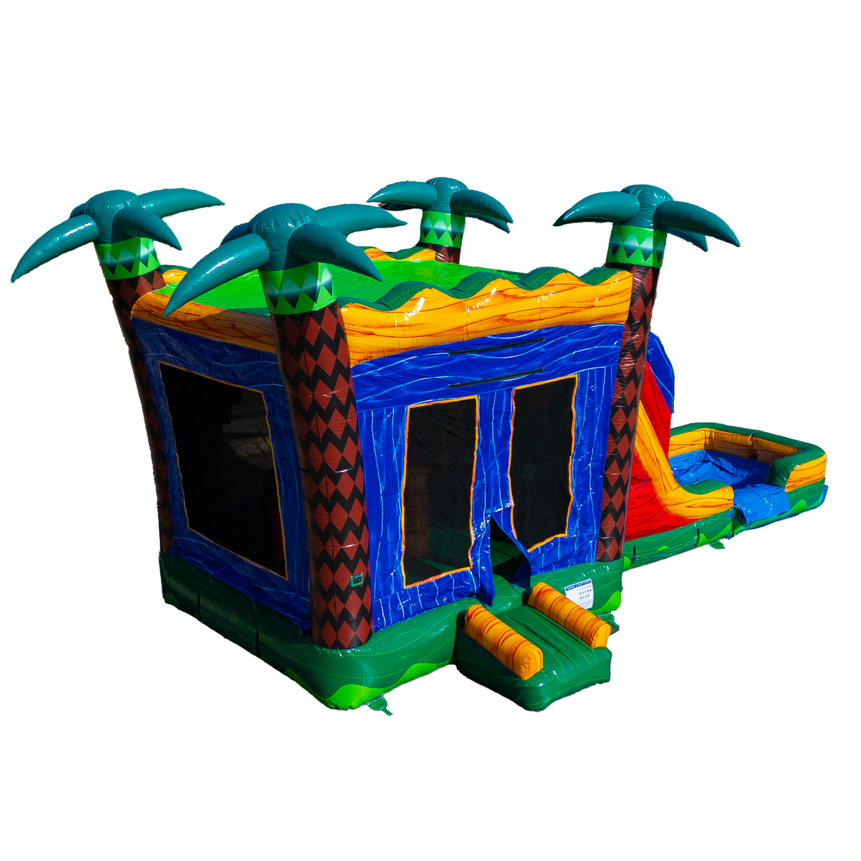 Blue Diamond Palms Combo – Big and Bright Inflatables