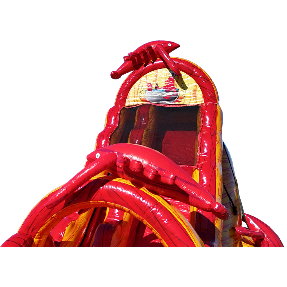 22FT Crawfish Boil Single Lane Slide – Big and Bright Inflatables