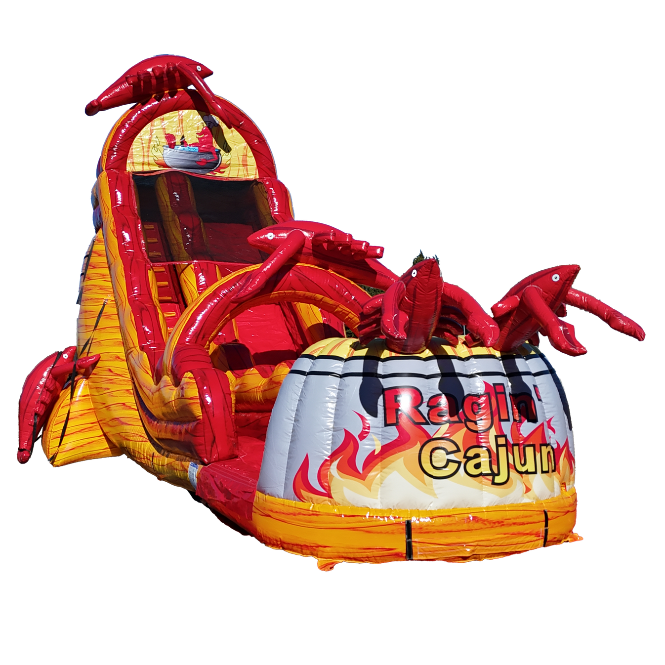 22FT Crawfish Boil Single Lane Slide – Big and Bright Inflatables