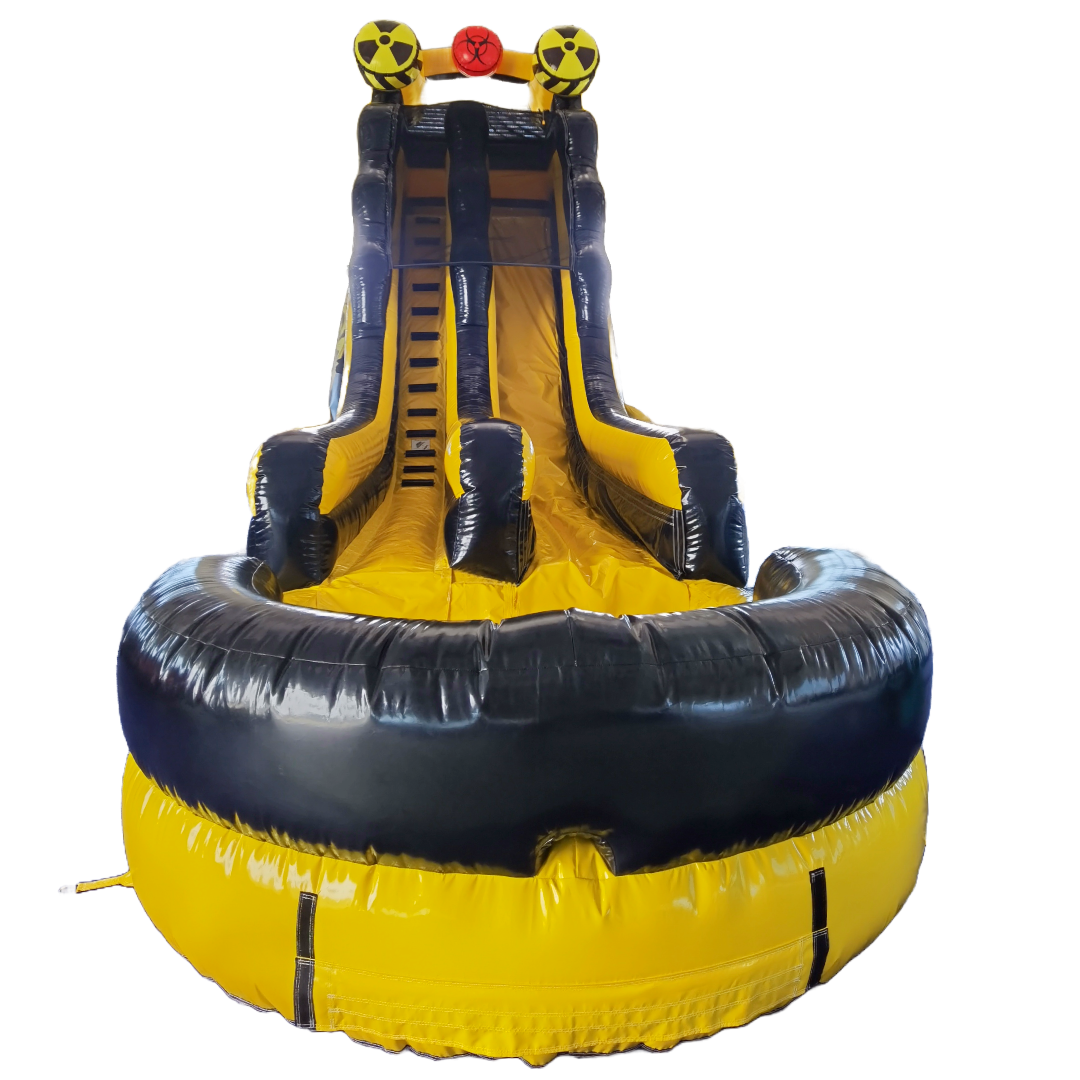 22FT Nuclear Single Lane Slide – Big and Bright Inflatables