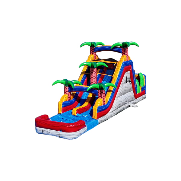 18FT Palms Obstacle Slide – Big and Bright Inflatables