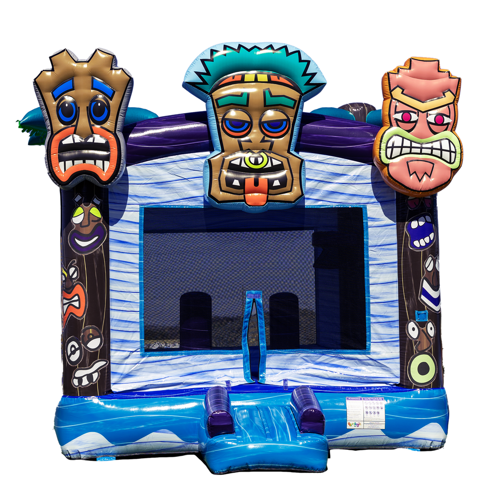 Tiki Tovi Adventure Bounce House | Big and Bright Inflatables
